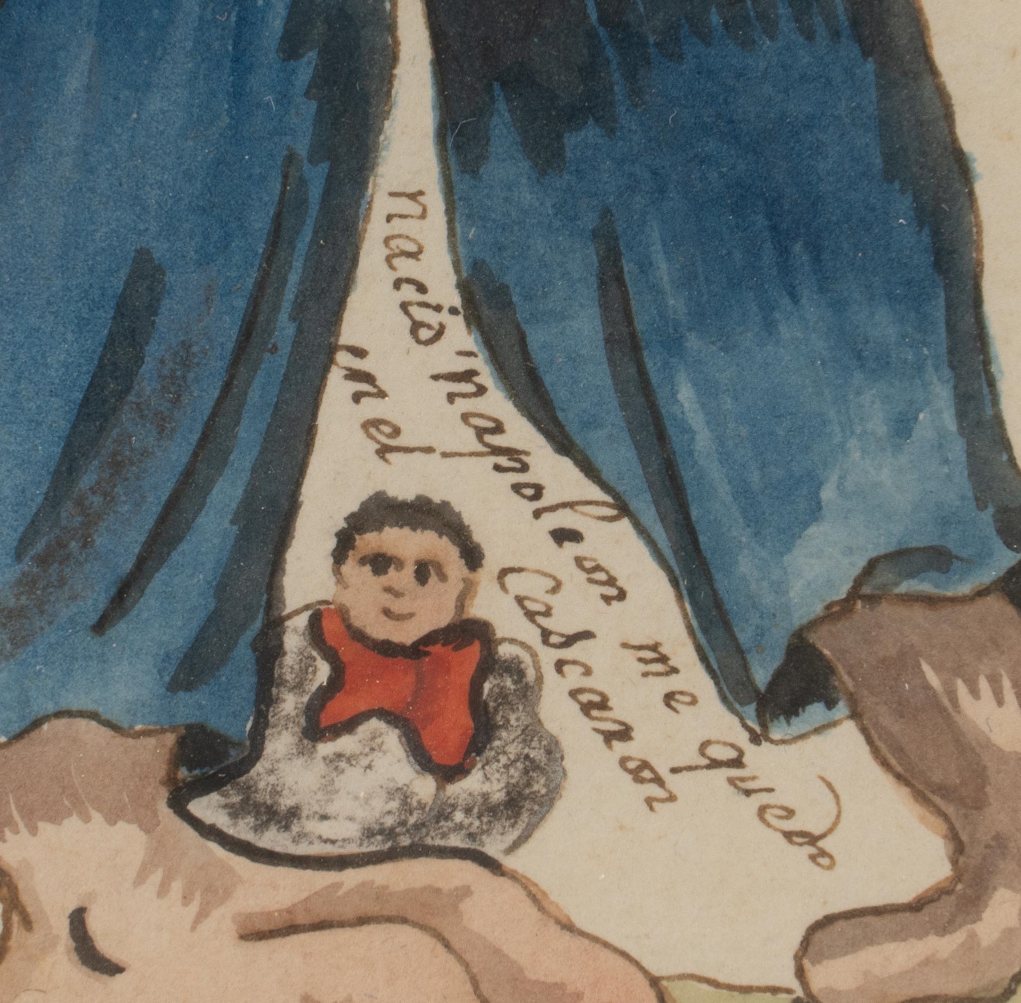 Mexican School, 18th Century | Anti Napoleon and Robespierre (18 ...