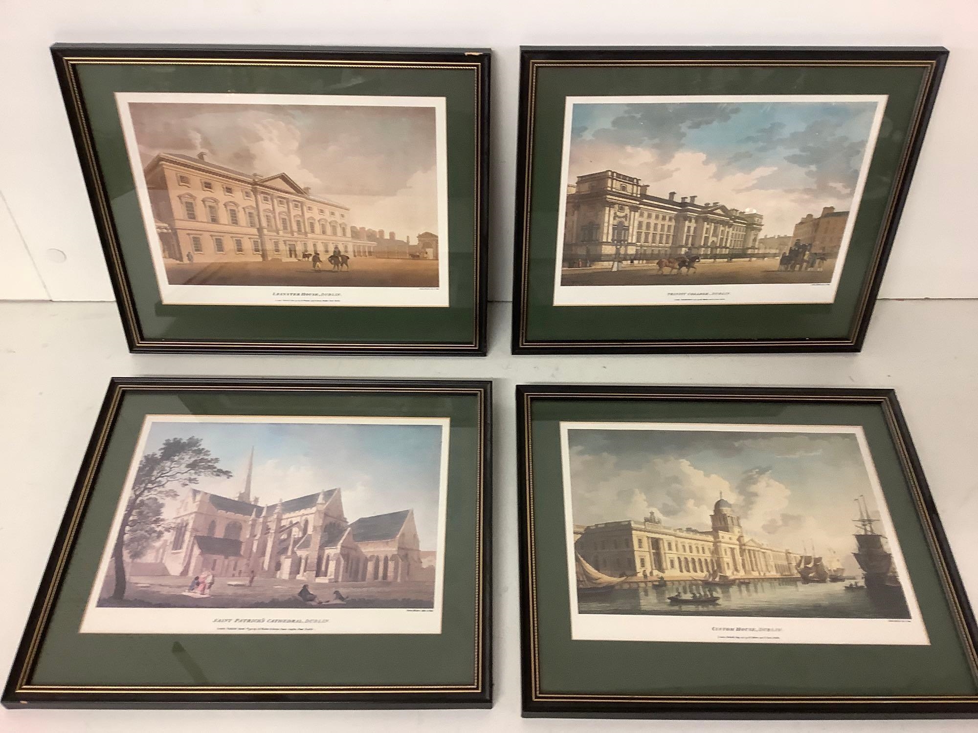 James Malton | Depicting early 19th century Dublin scenes in gilded ...