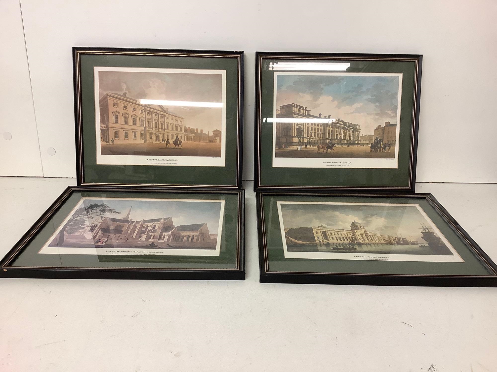James Malton | Depicting early 19th century Dublin scenes in gilded ...