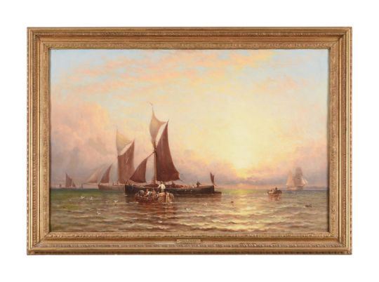 George Stainton | SHIPPING IN A CALM | MutualArt