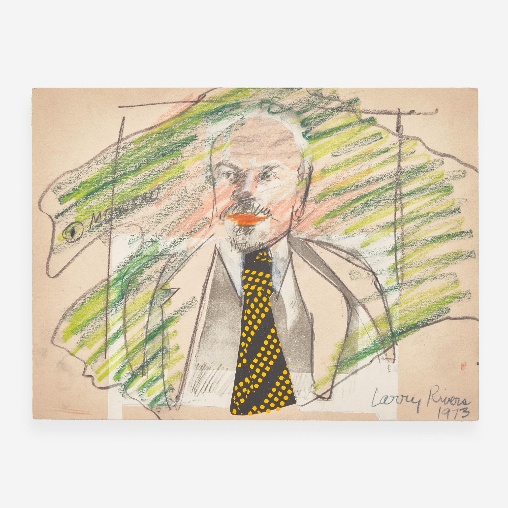 Larry Rivers | Portrait of Lenin (1973) | MutualArt