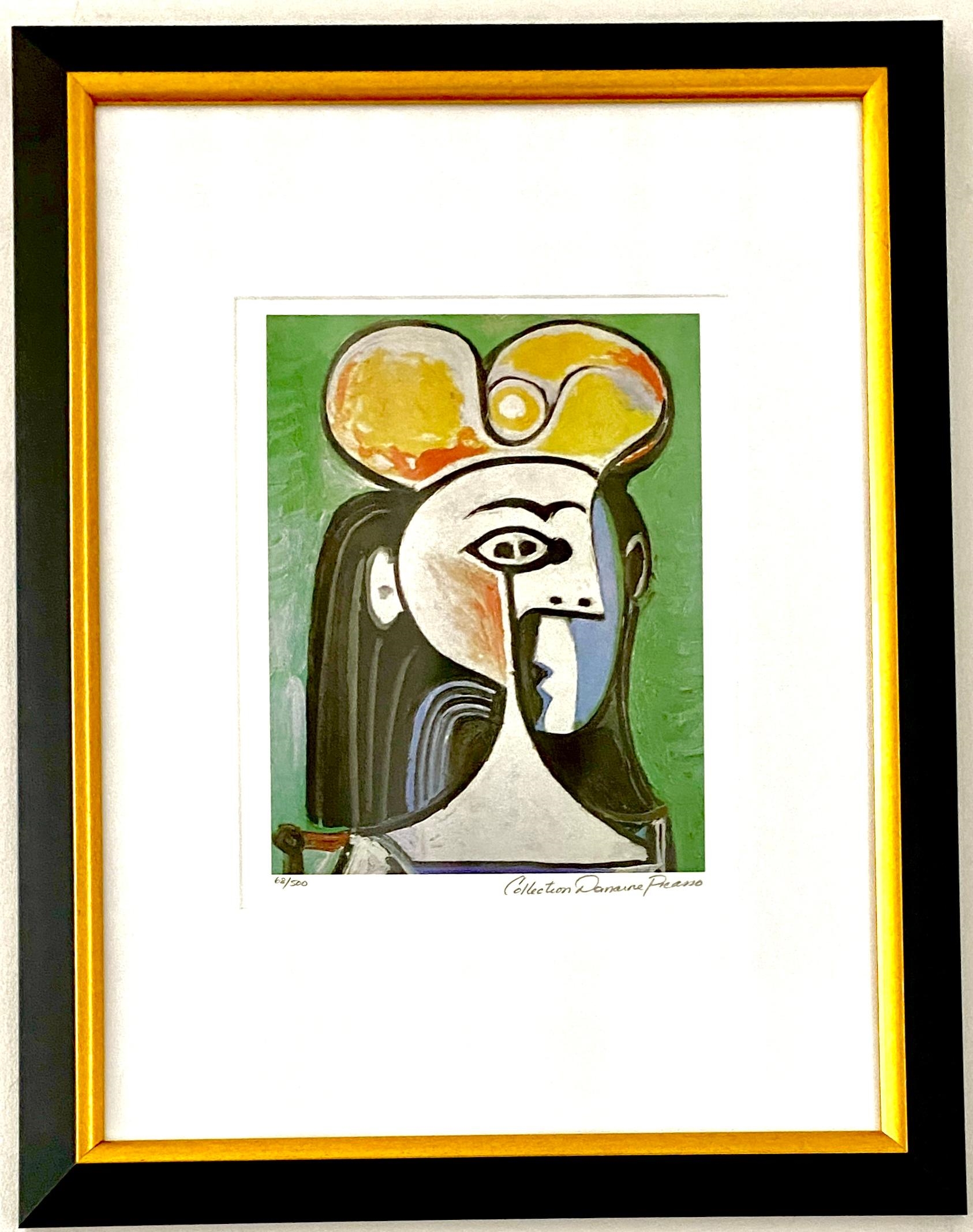 Pablo Picasso | Girl with Black Hair and Yellow Hat | MutualArt