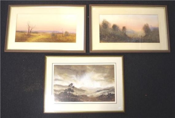 John Lindsay Sever | Misty mountain scene | MutualArt