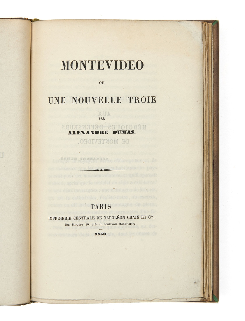 Alejandro Dumas | Montevideo ou Une Nouvelle Troie. (1850) | MutualArt
