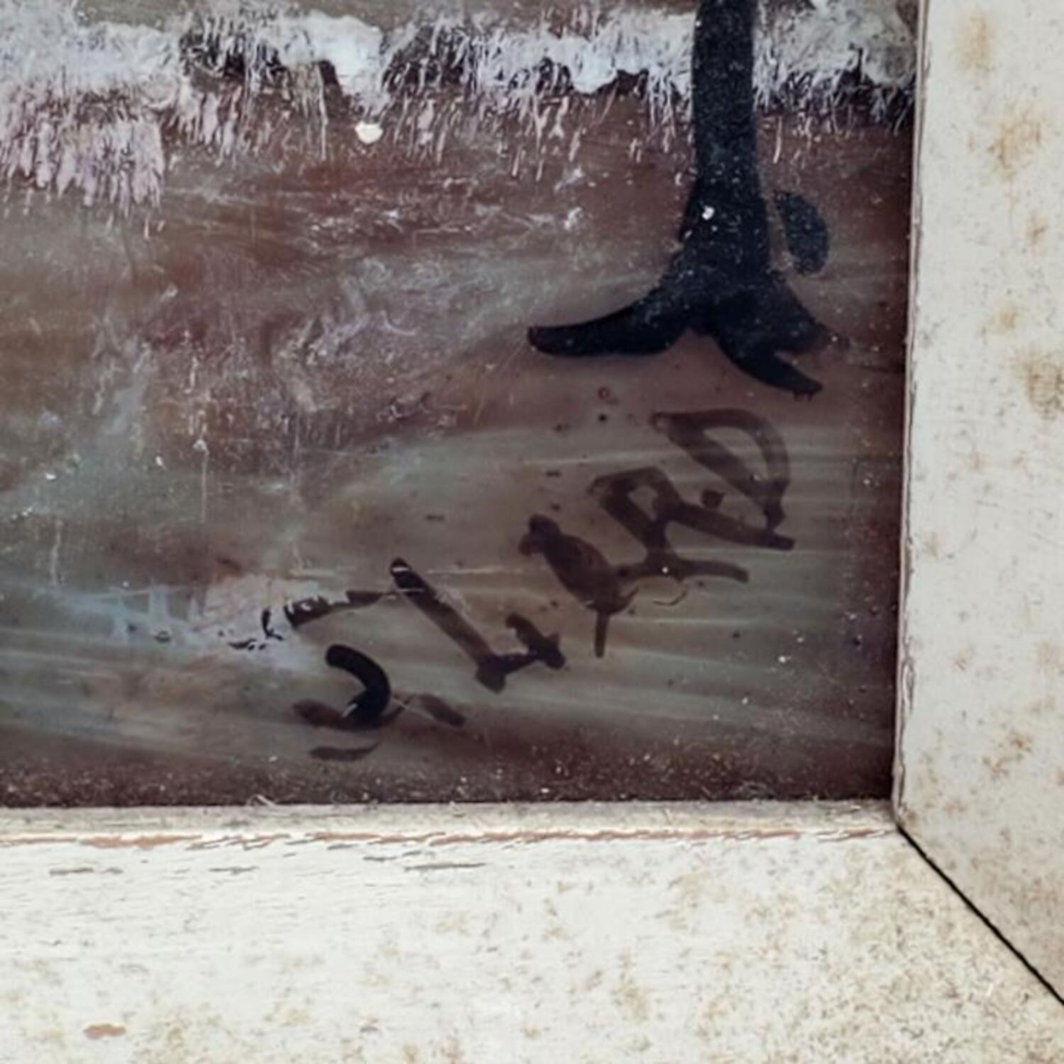 Joseph Lord | Lot Of 2 Oil On Glass Paintings | MutualArt