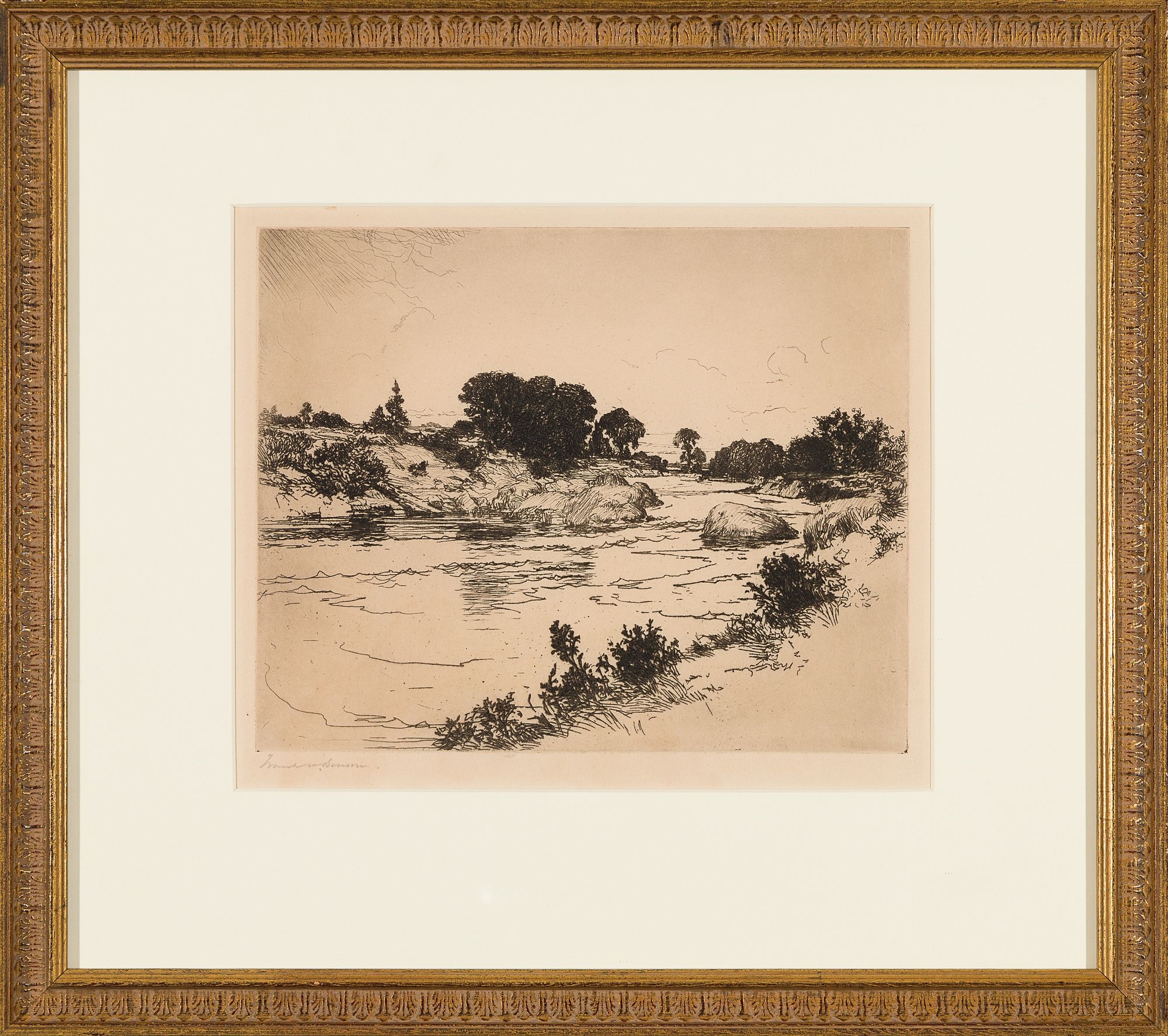 Frank Weston Benson | Rocky River, 1921 (1921) | MutualArt