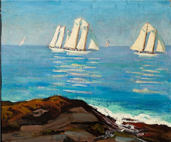 James Edward Fitzgerald | Schooner Race | MutualArt
