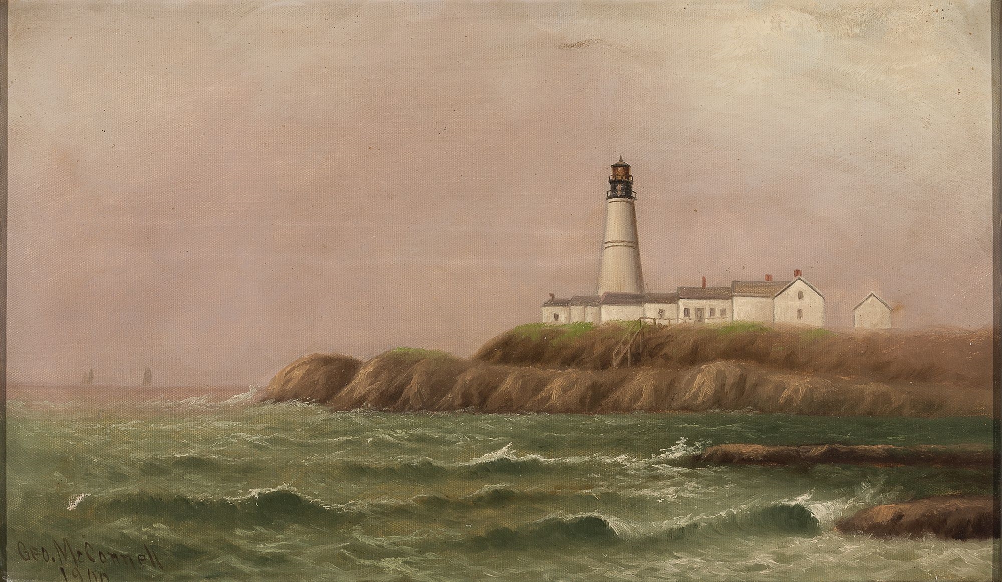 George McConnell | Portland Head Light, 1900 (1900) | MutualArt
