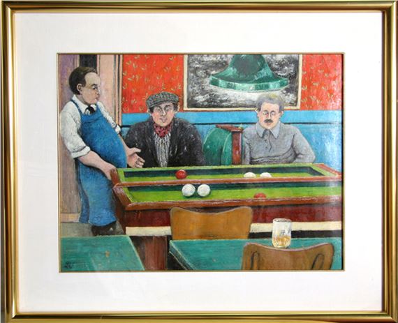 David Azuz | POOL HALL (Circa 1980) | MutualArt
