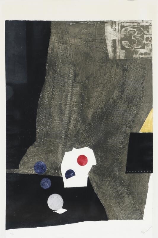 Antoni Clavé | Points rougem bleu et gris (2011) | MutualArt