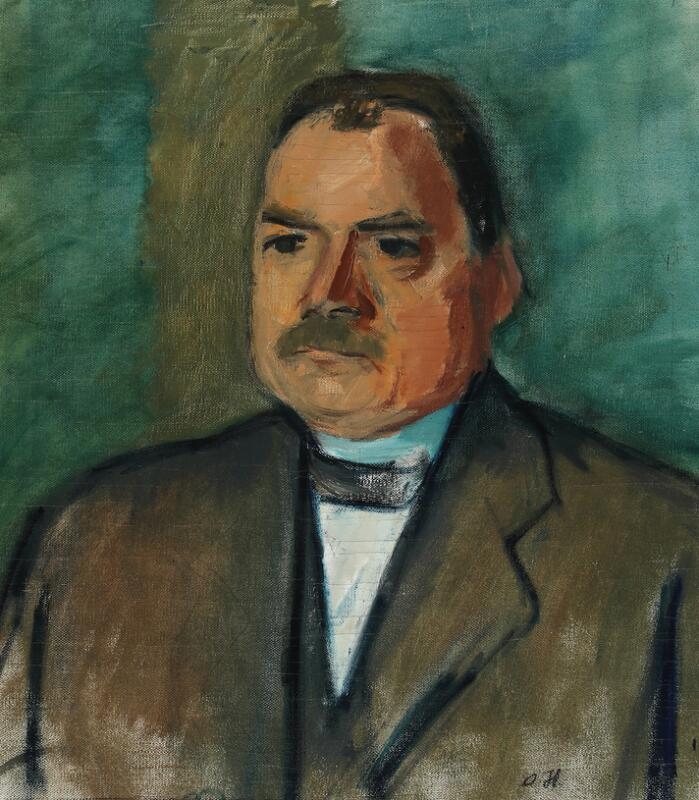 Oluf Kristian Alexander Høst | Portrait of Fridtjof Høst | MutualArt