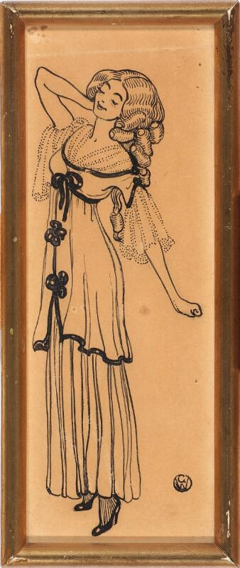 Gerda Wegener | Woman in a light dress | MutualArt