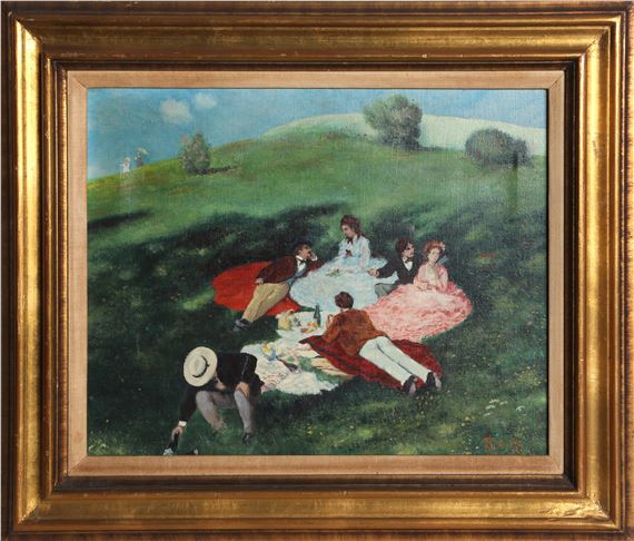 André Racz | PICNIC IN MAY (1873) | MutualArt