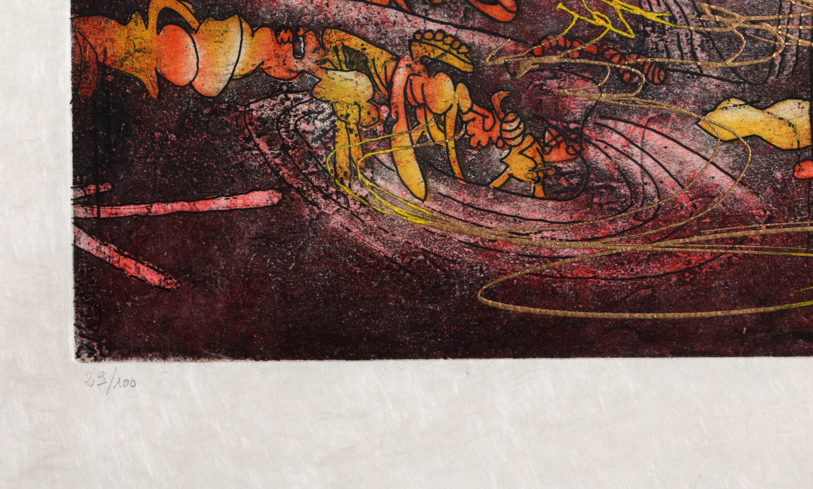 Roberto Matta | UNTITLED 8 FROM HOM'MERE V - N'OUS PORTFOLIO (1985 ...