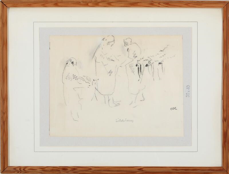 Oluf Kristian Alexander Høst | Collection of letters and sketsches in ...