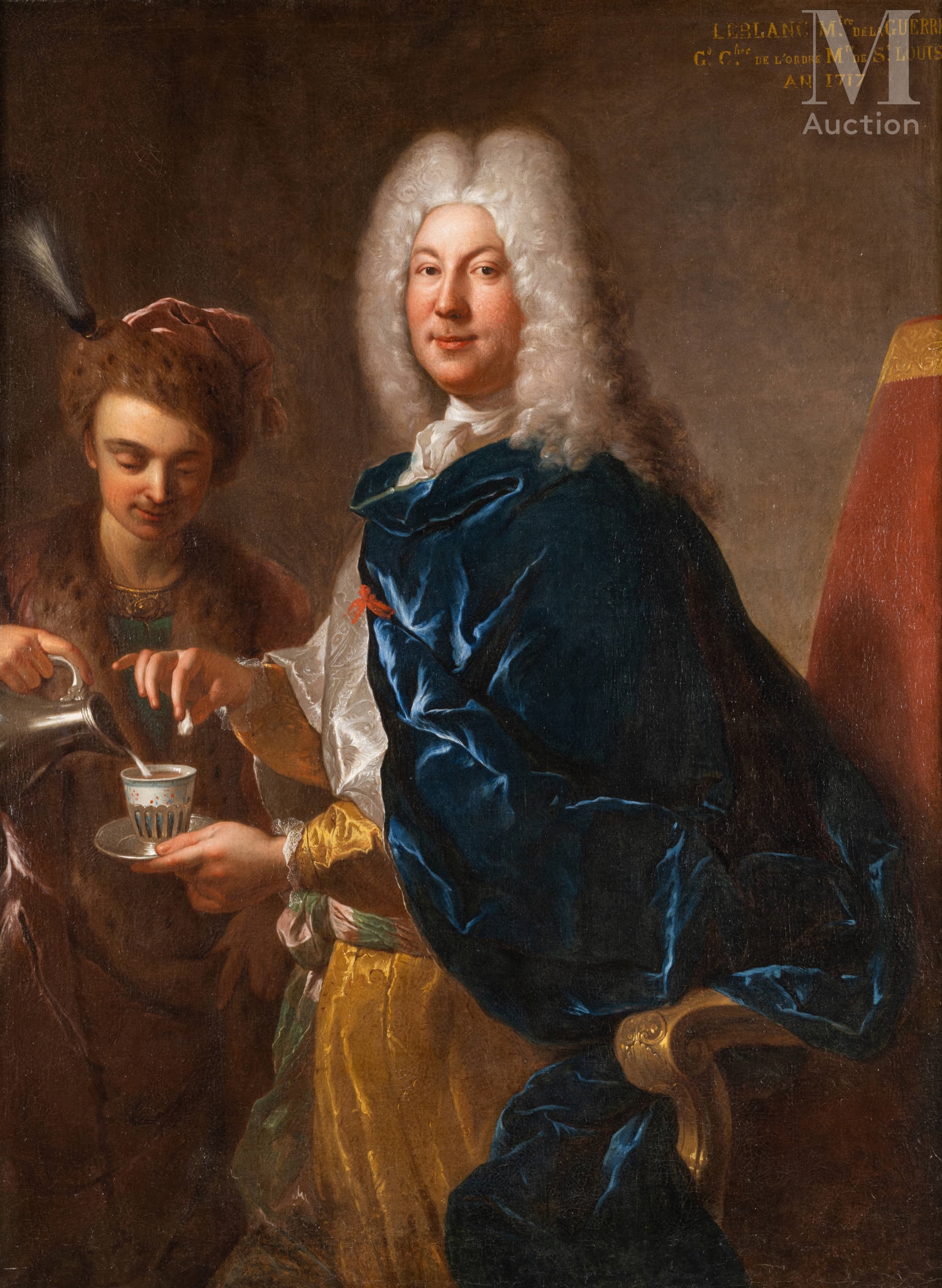 François de Troy | Portrait de Claude Le Blanc (1669-1728) (1669 ...