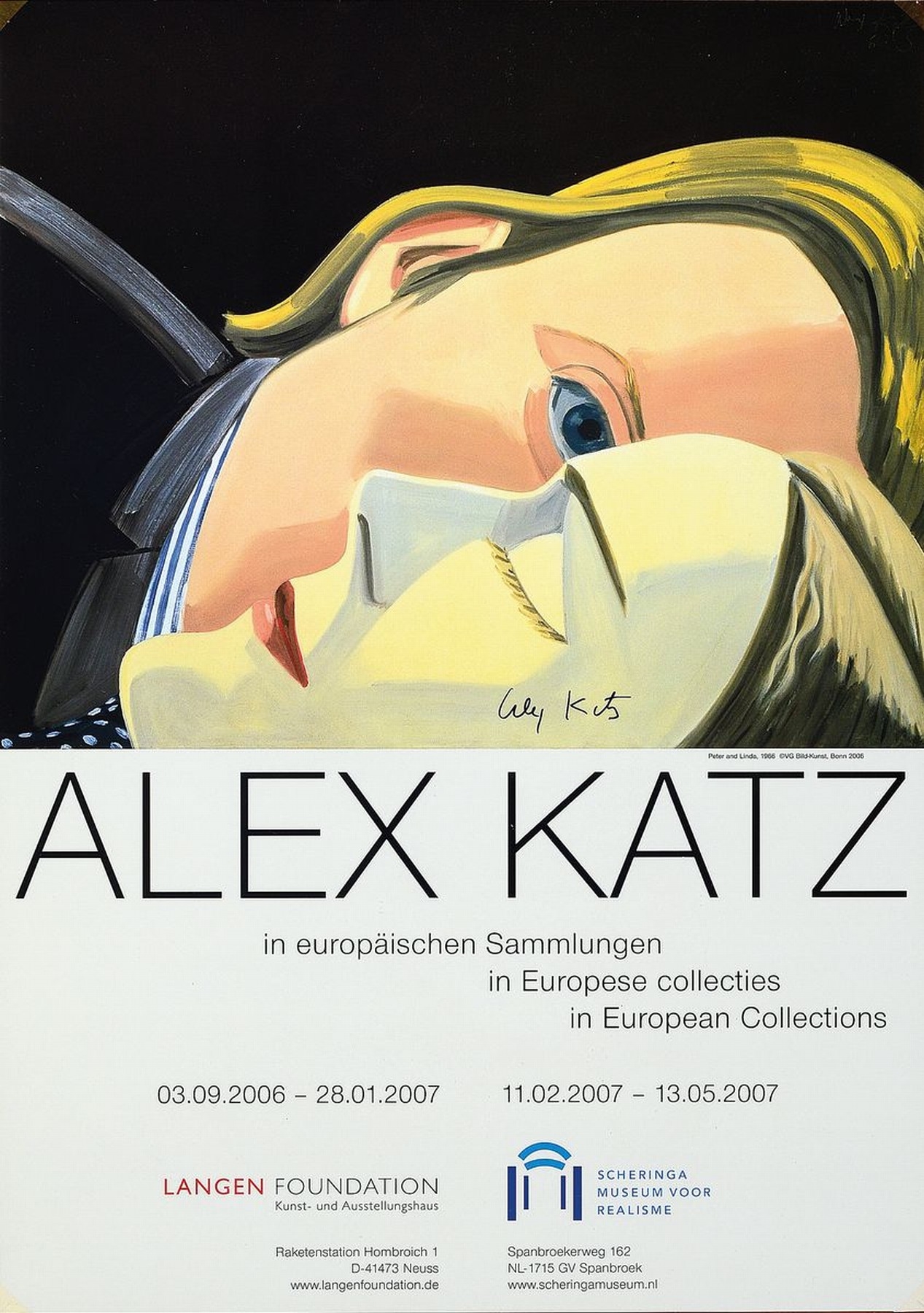 Alex Katz | Peter and Linda (2006) | MutualArt