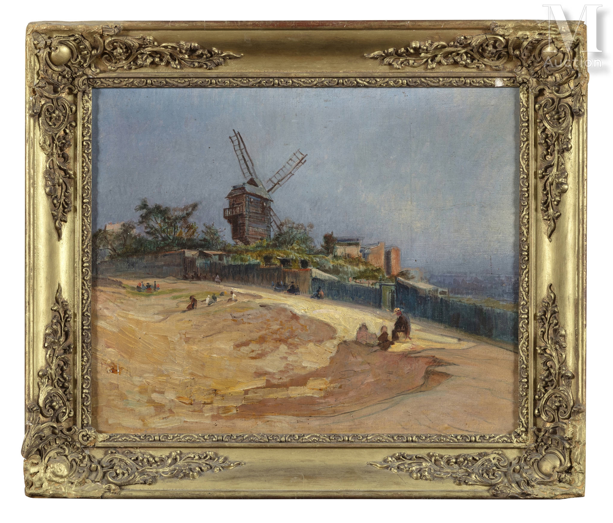 French School, 19th Century | Moulin à Montmartre | MutualArt