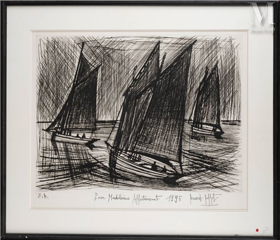 Bernard Buffet | Les voiliers | MutualArt