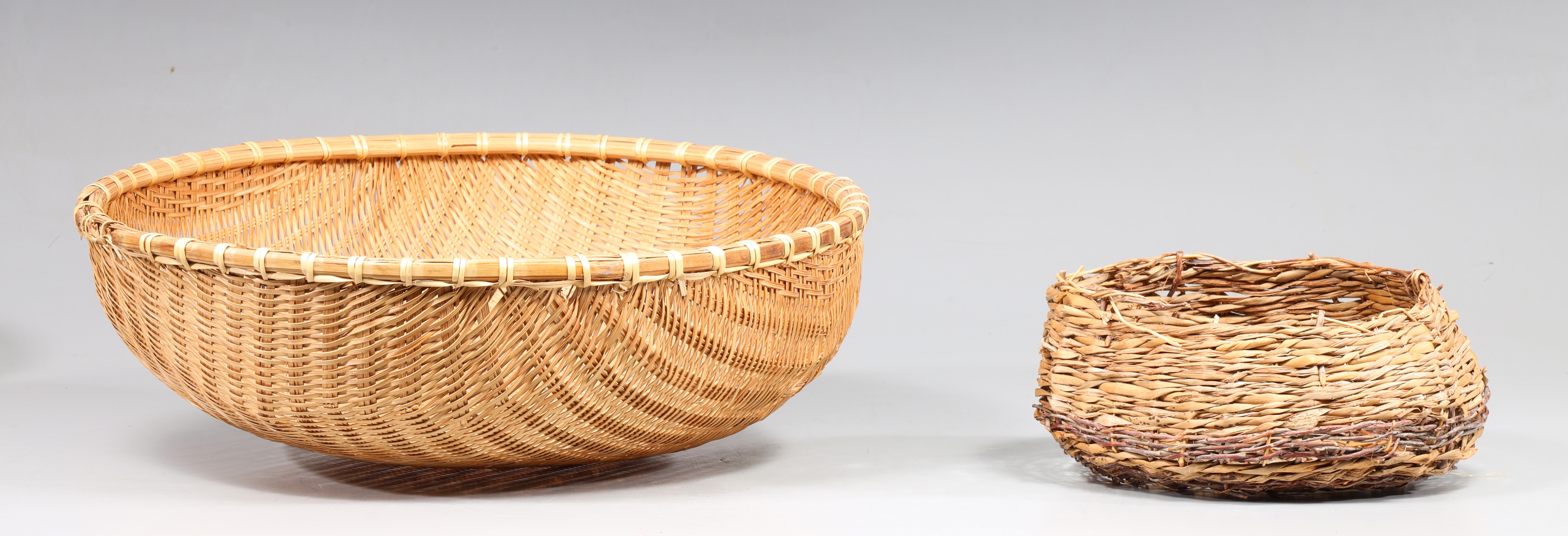 Group of Seven | Group of seven various vintage baskets and basketry ...