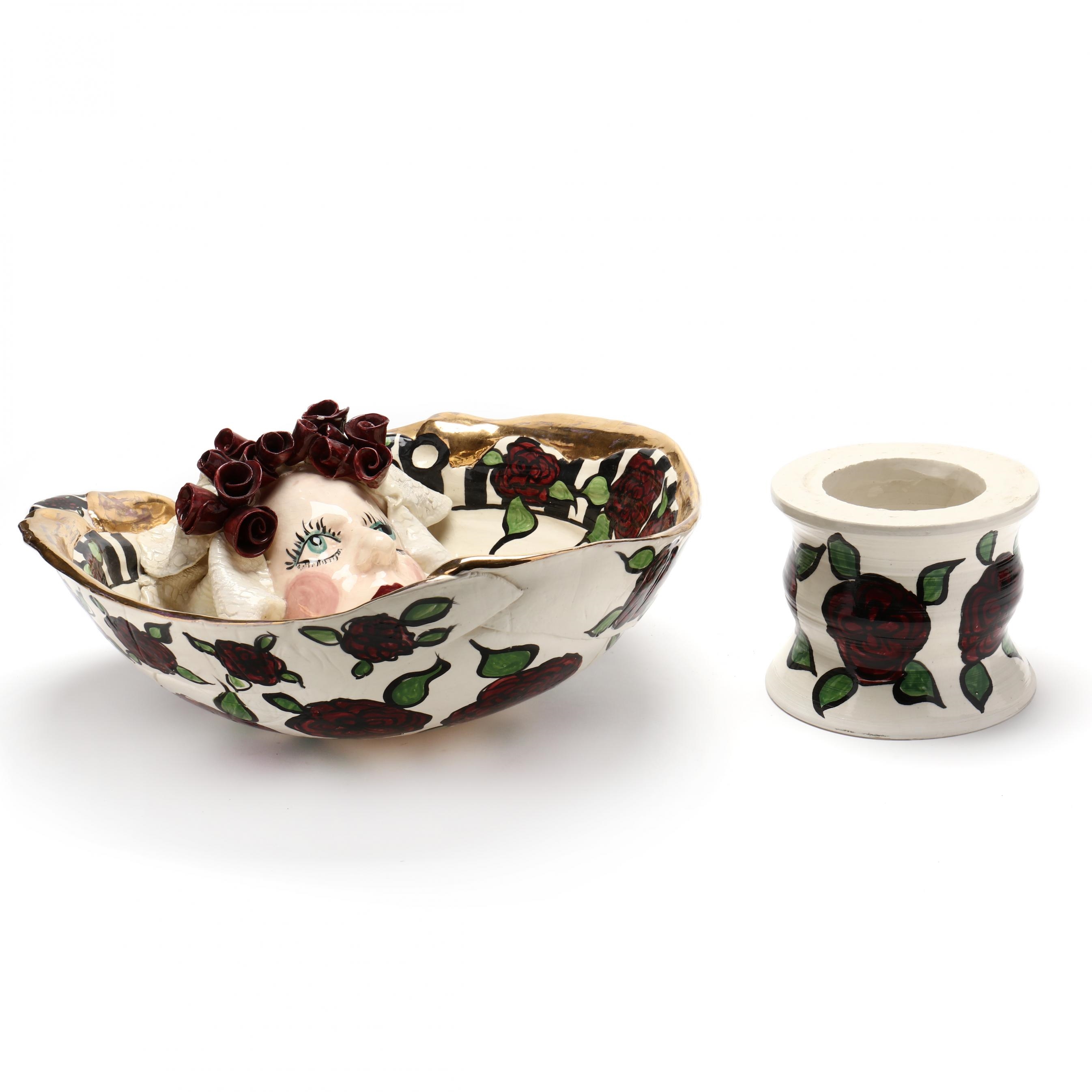 Laney Oxman | Figural Pottery Centerpiece (Late 20th Century) | MutualArt