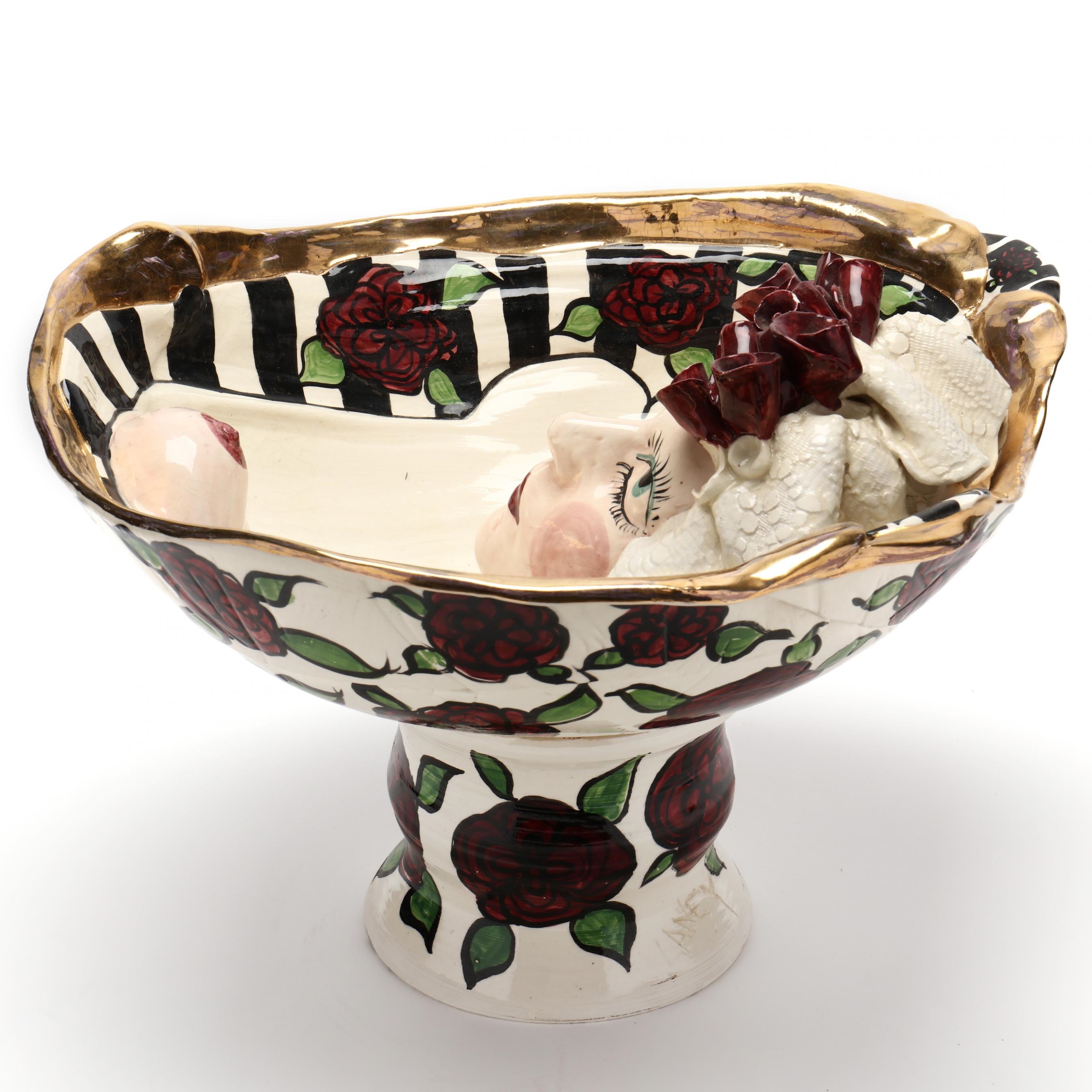 Laney Oxman | Figural Pottery Centerpiece (Late 20th Century) | MutualArt