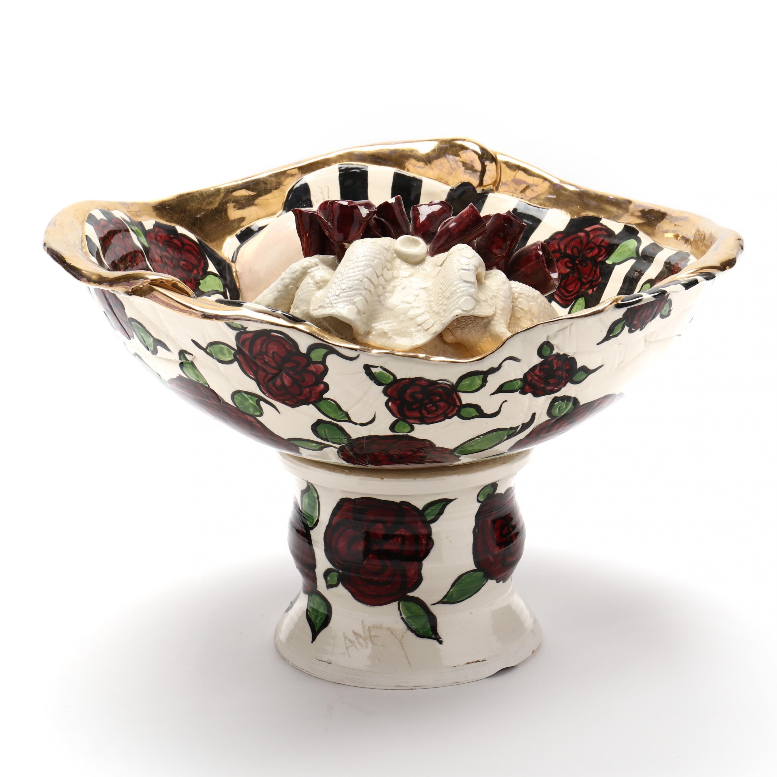 Laney Oxman | Figural Pottery Centerpiece (Late 20th Century) | MutualArt