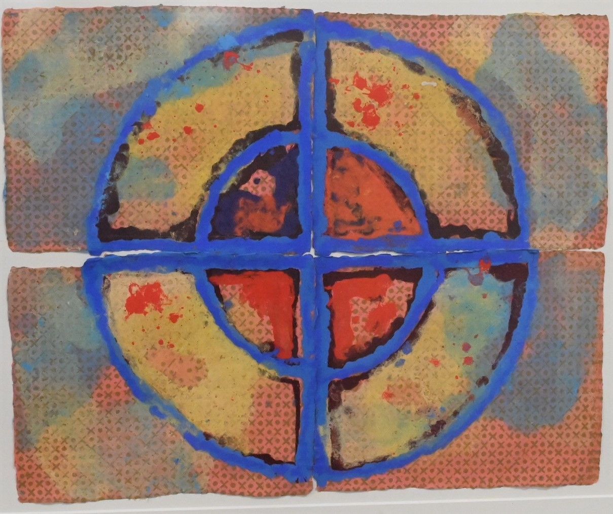 Sarah Berney | Sphere I blue ; Sphere II orange and green ; along with ...