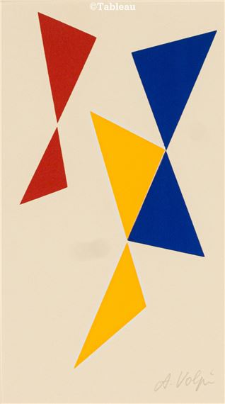 Alfredo Volpi | Triângulos | MutualArt