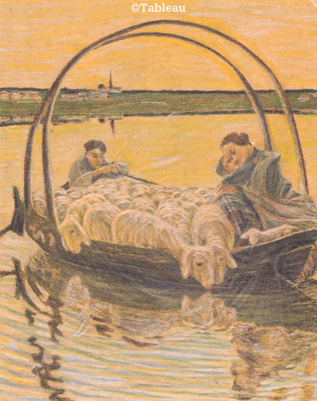 Giovanni Segantini | Figuras com ovelhas | MutualArt