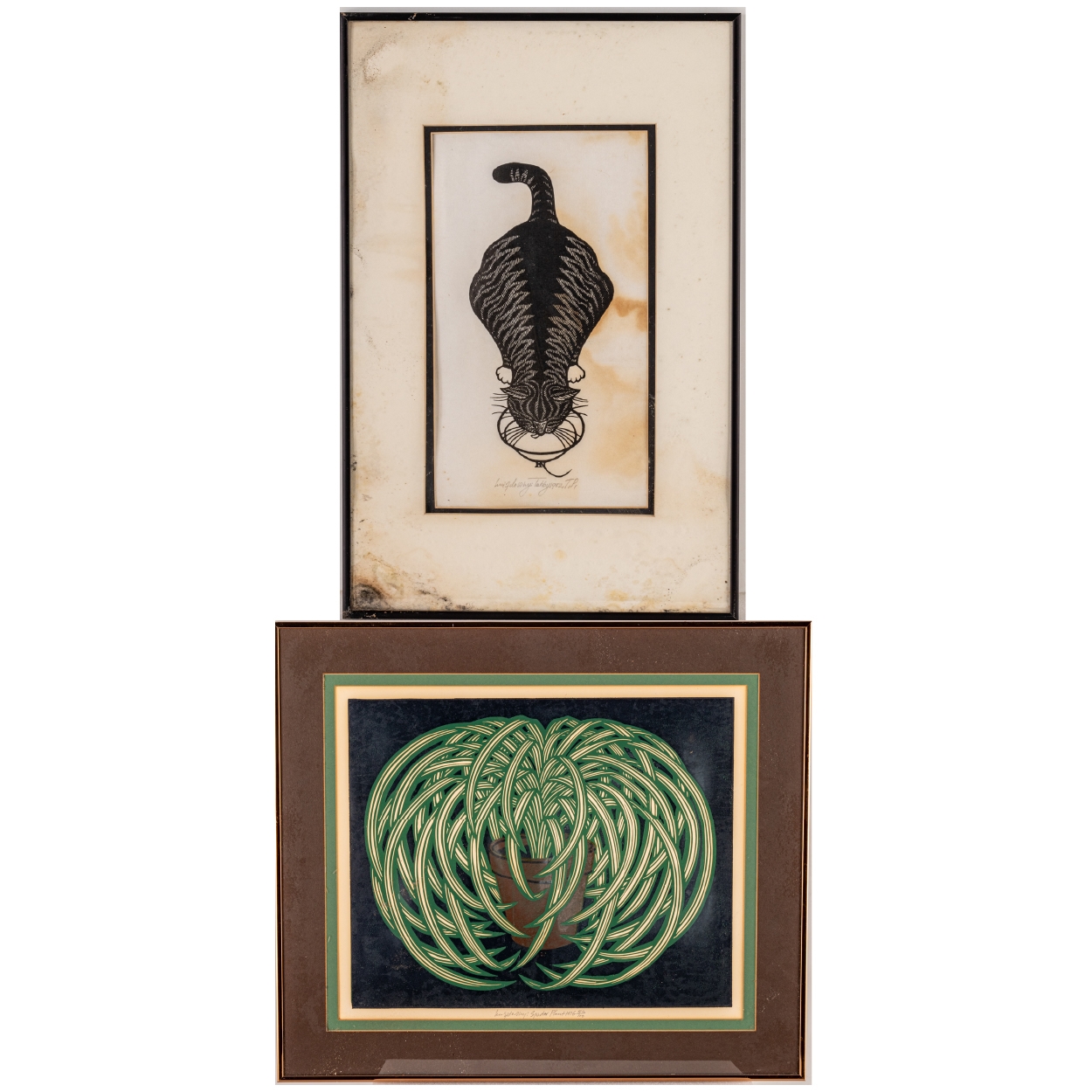 Jacques Hnizdovsky | Spider Plant ,center and Tabby (1976) | MutualArt