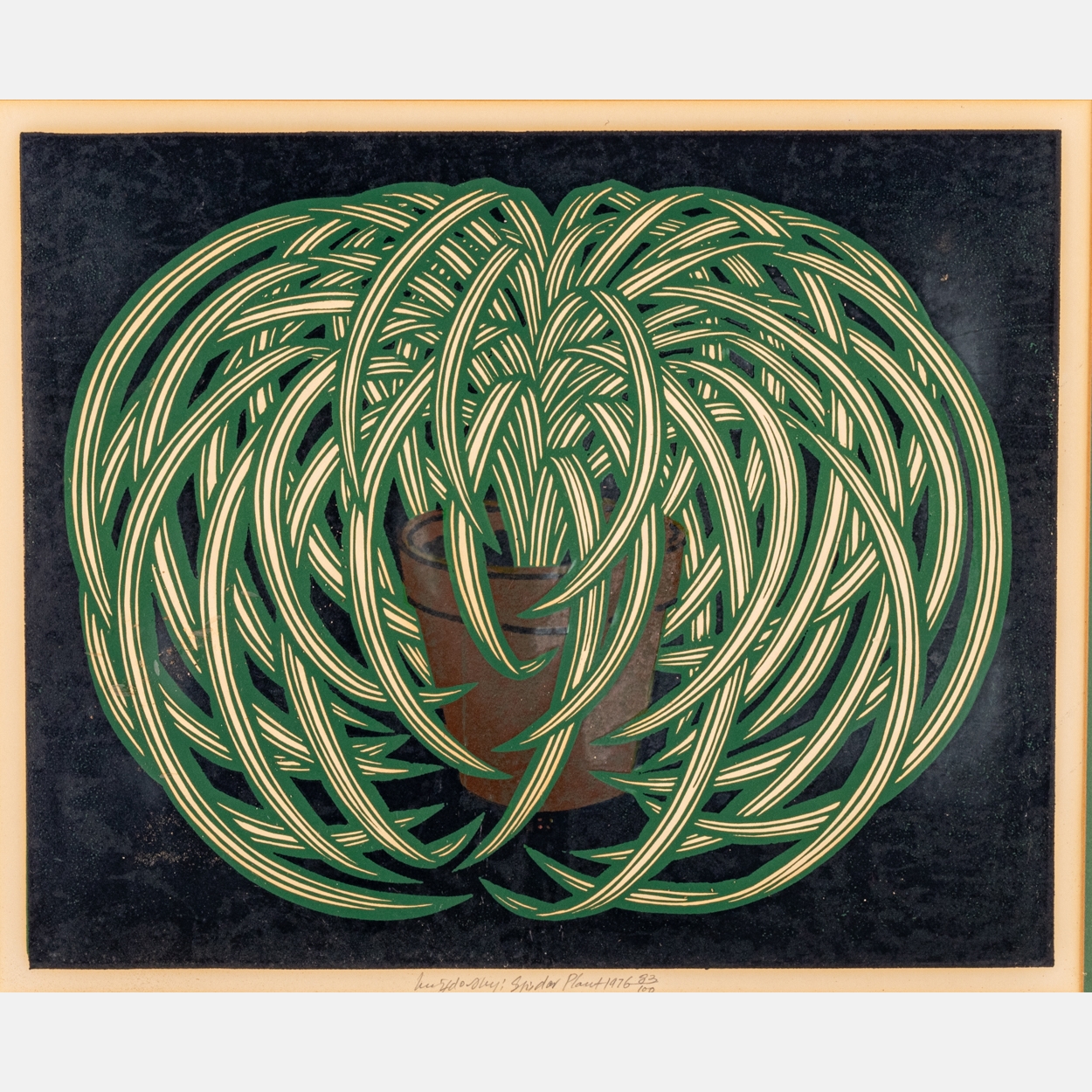 Jacques Hnizdovsky | Spider Plant ,center and Tabby (1976) | MutualArt