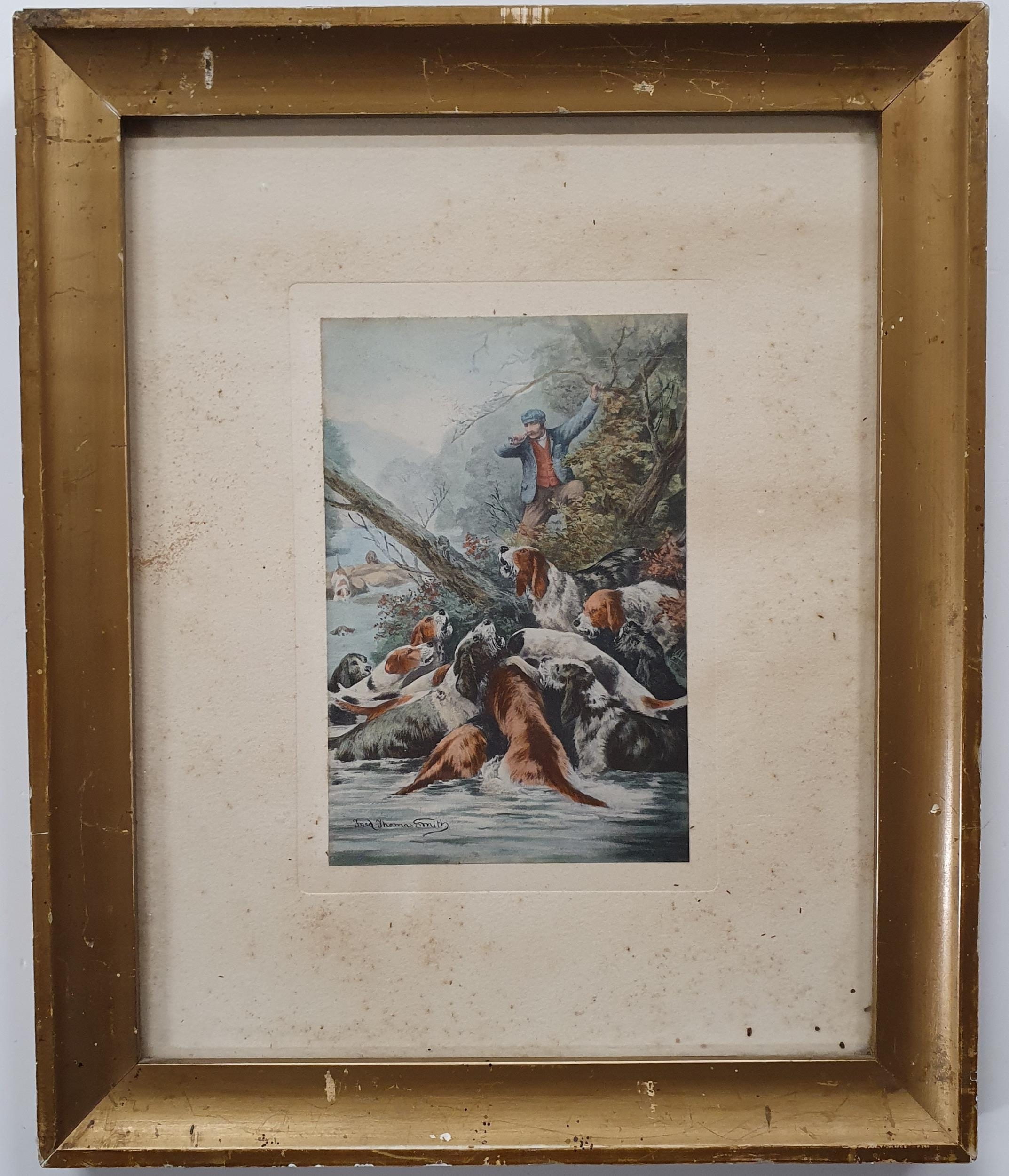 Thomas Smith | Hounds on the hunt (19th Century) | MutualArt