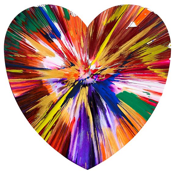 Damien Hirst | Heart Spin Painting (2009) | MutualArt