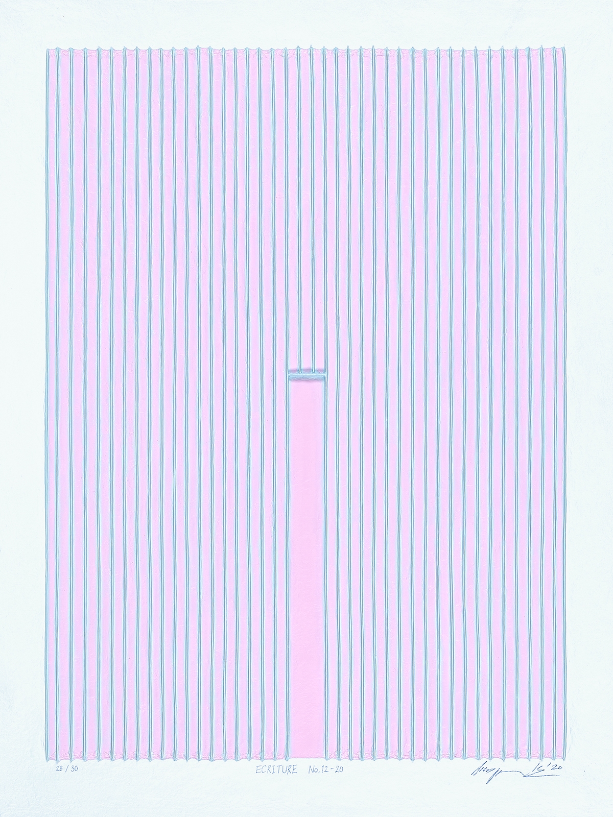 SeoBo Park | Écriture No.12-20 (2020) | MutualArt