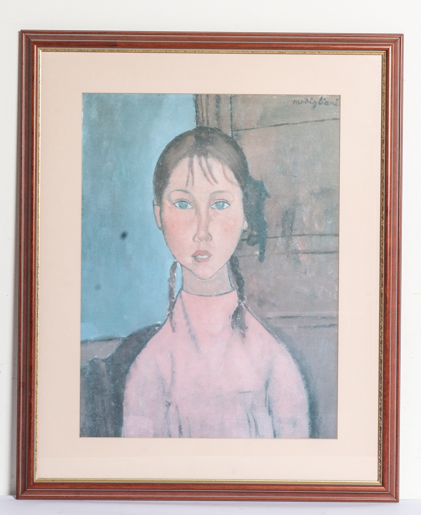 Amedeo Modigliani | Girl with Pigtails | MutualArt