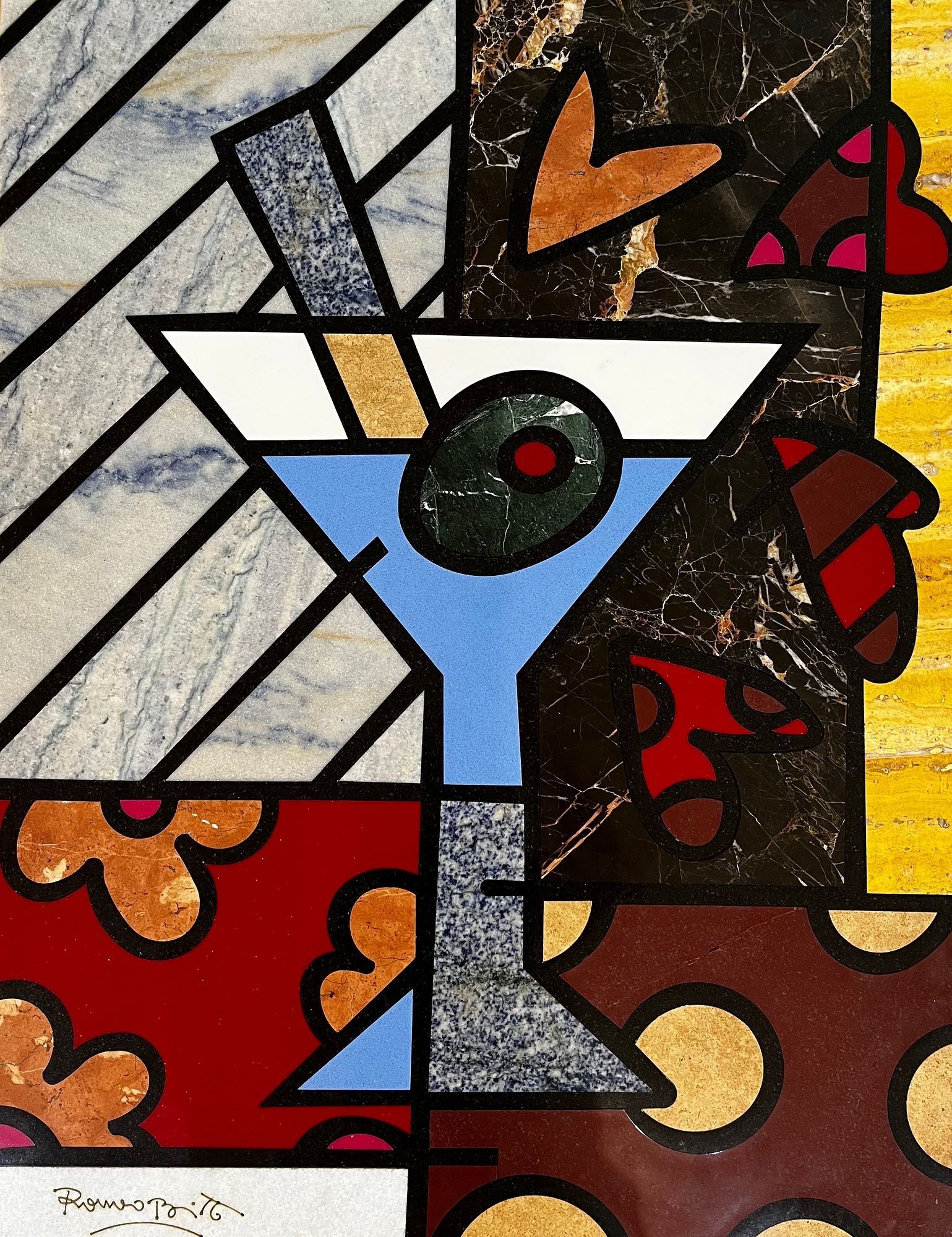 Romero Britto | ROMERO BRITTO: MARTINI | MutualArt