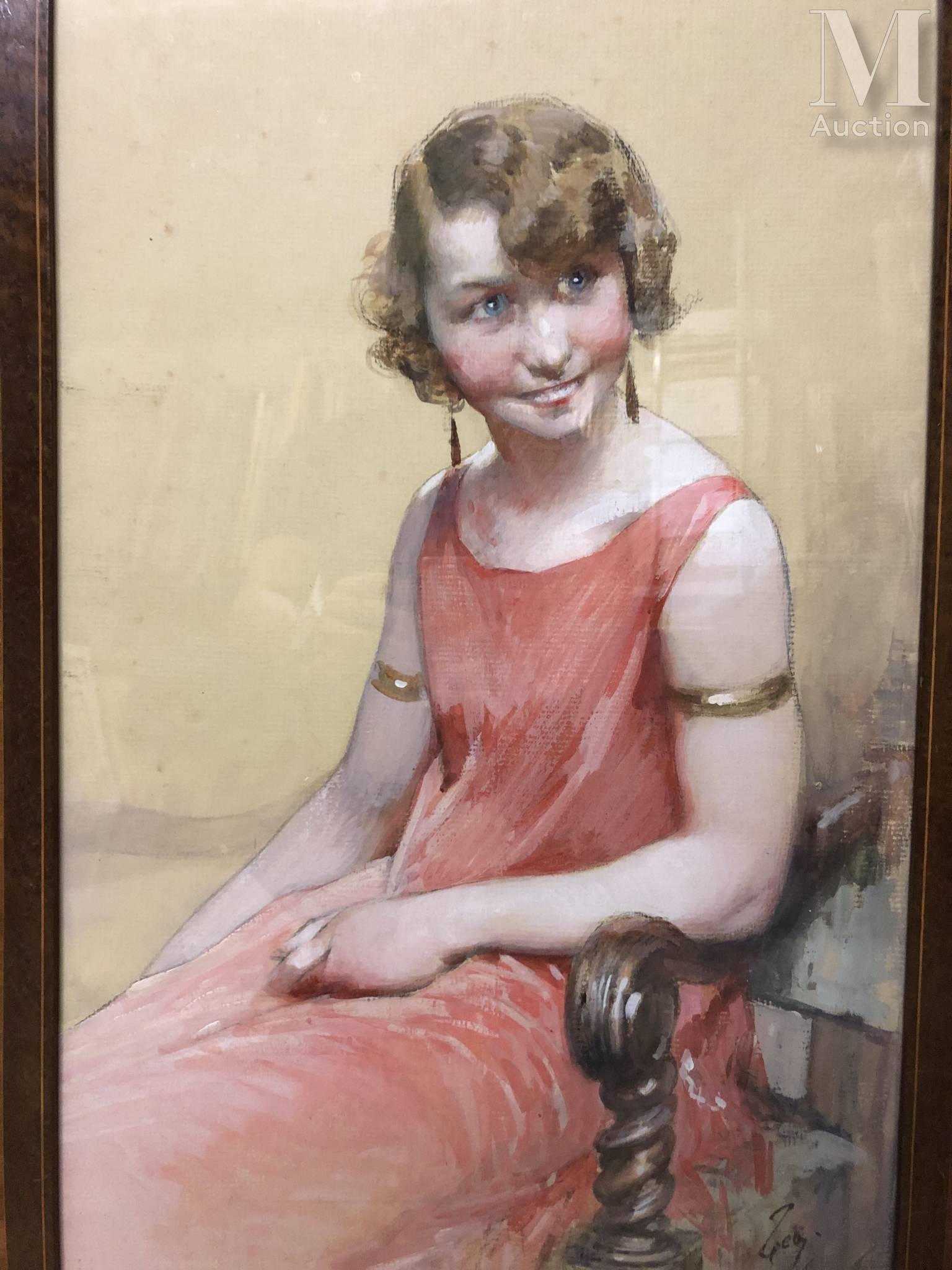 Henri Jules Jean Geoffroy | Portrait de jeune fille | MutualArt