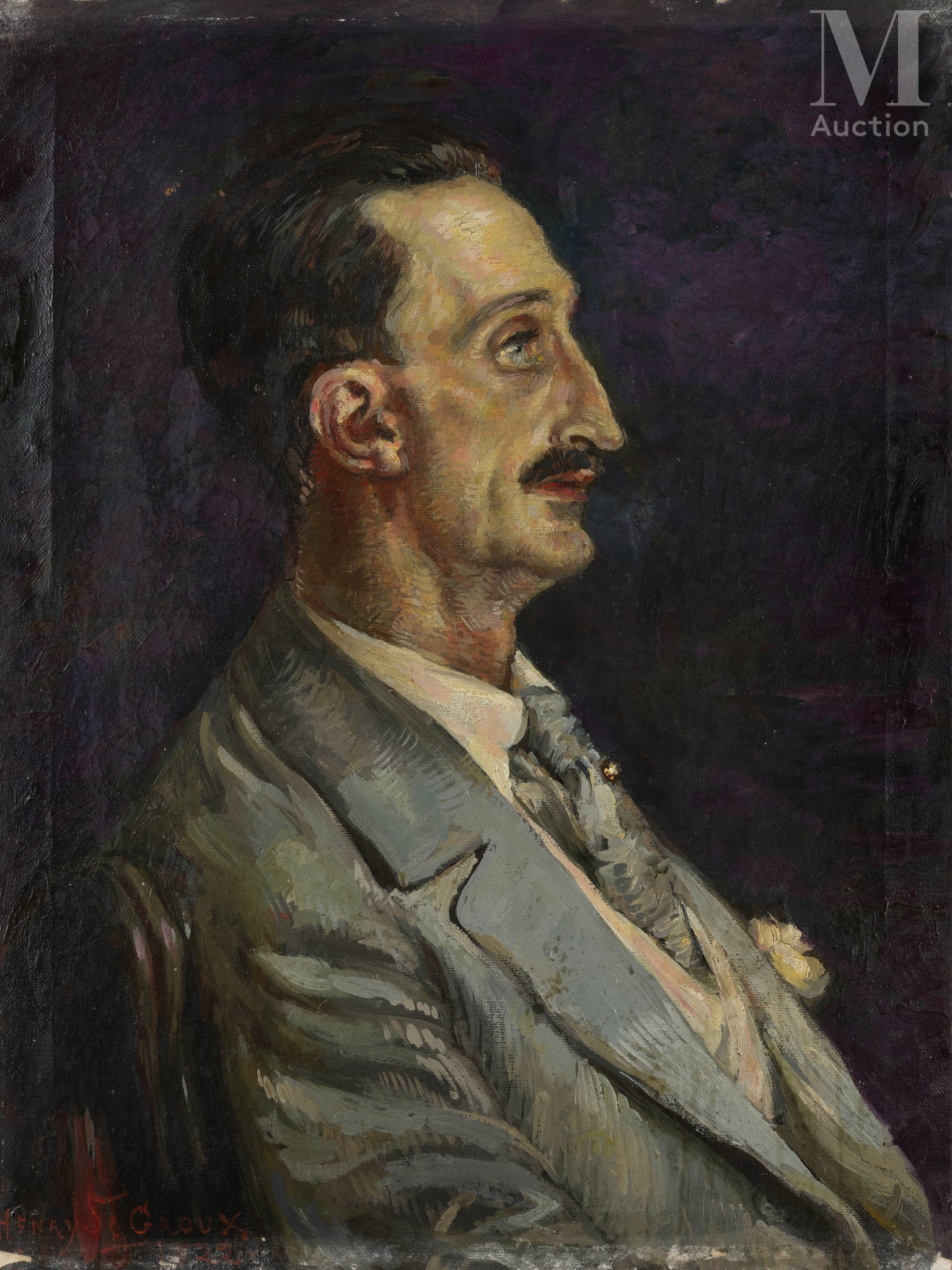 Henri de Groux | Portrait du docteur Zimmer | MutualArt