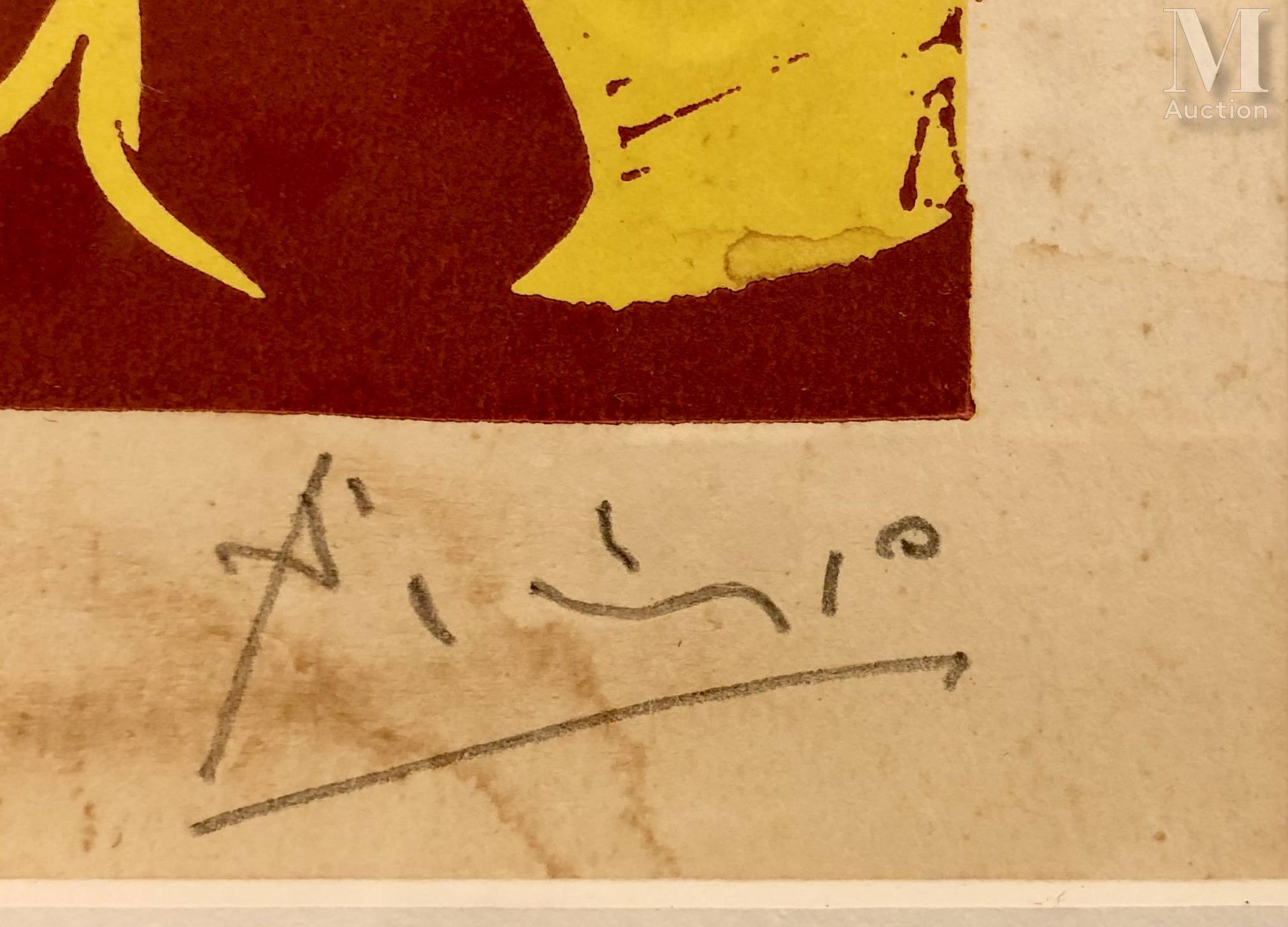 Pablo Picasso | Pique Rouge et Jaune | MutualArt