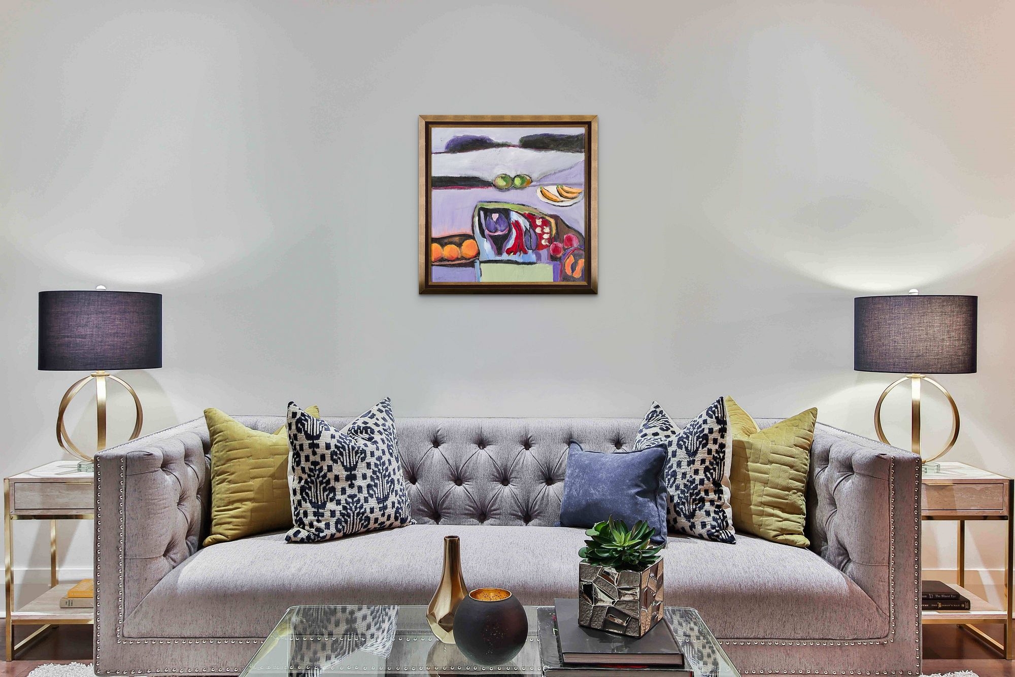 Arthur Richard Dimambro | Still Life in Lavender Landscape, 2002 (2002 ...