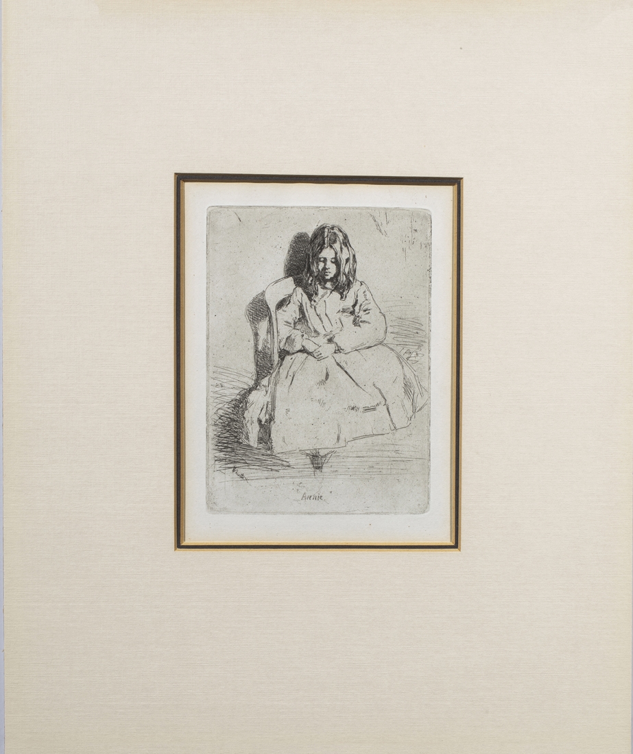 James Abbott McNeill Whistler | Annie Seated (1859) | MutualArt