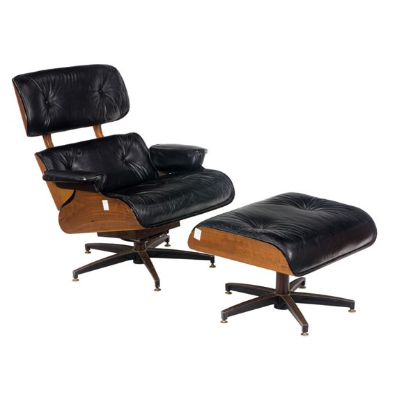Charles & Ray Eames | Lounge Chair and Ottoman (1960s - 1970s) | MutualArt