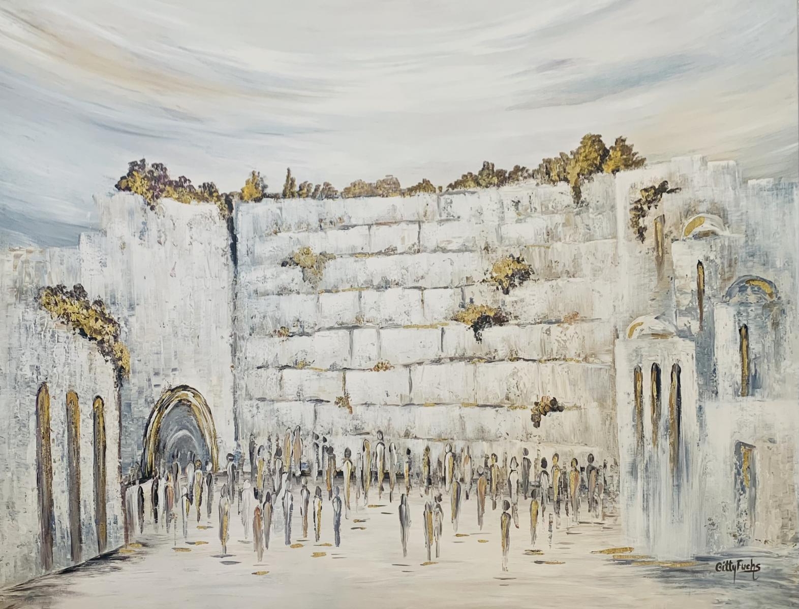 Gitty Fuchs | Kotel - Western Wall | MutualArt