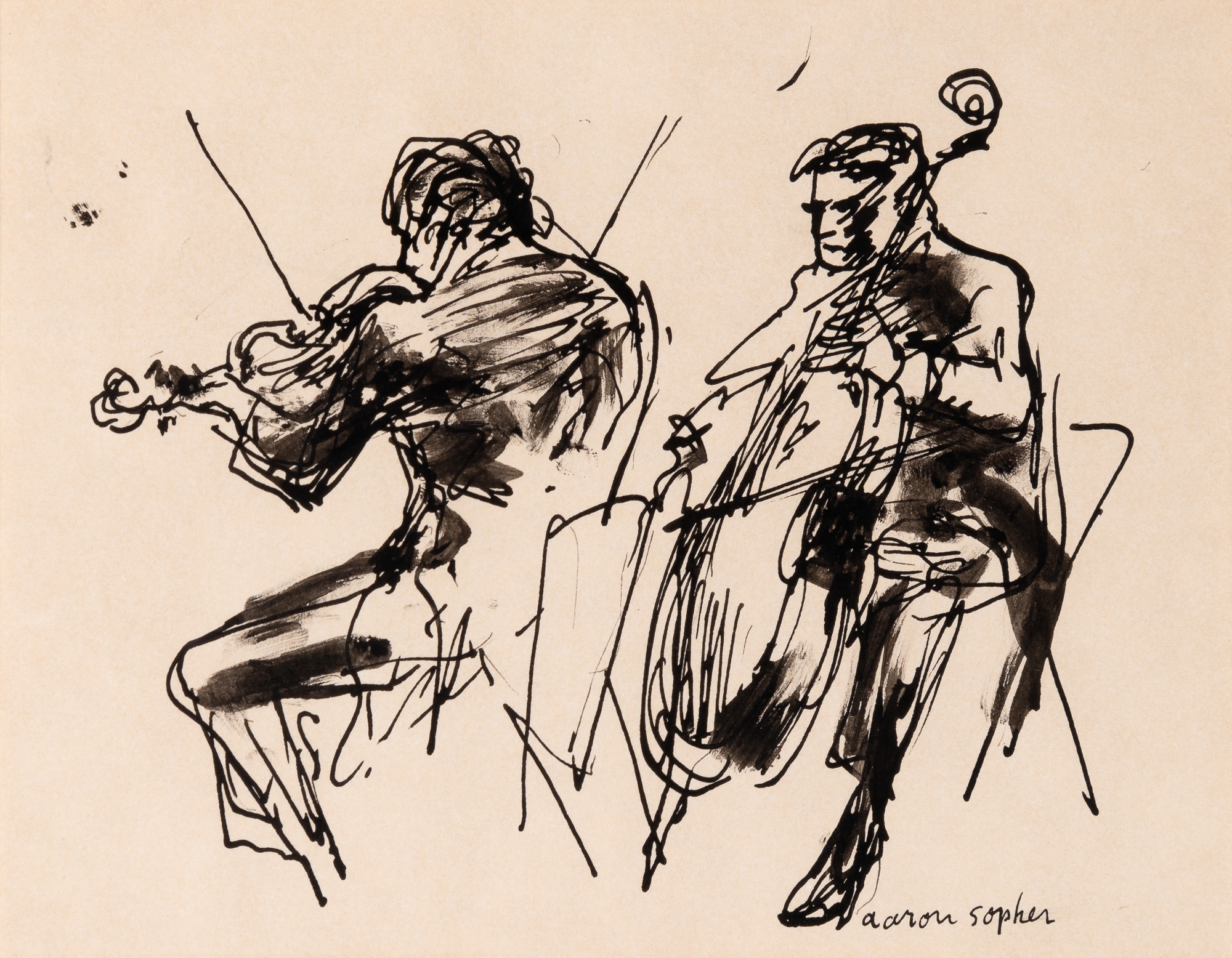 Aaron Sopher | The Musicians | MutualArt