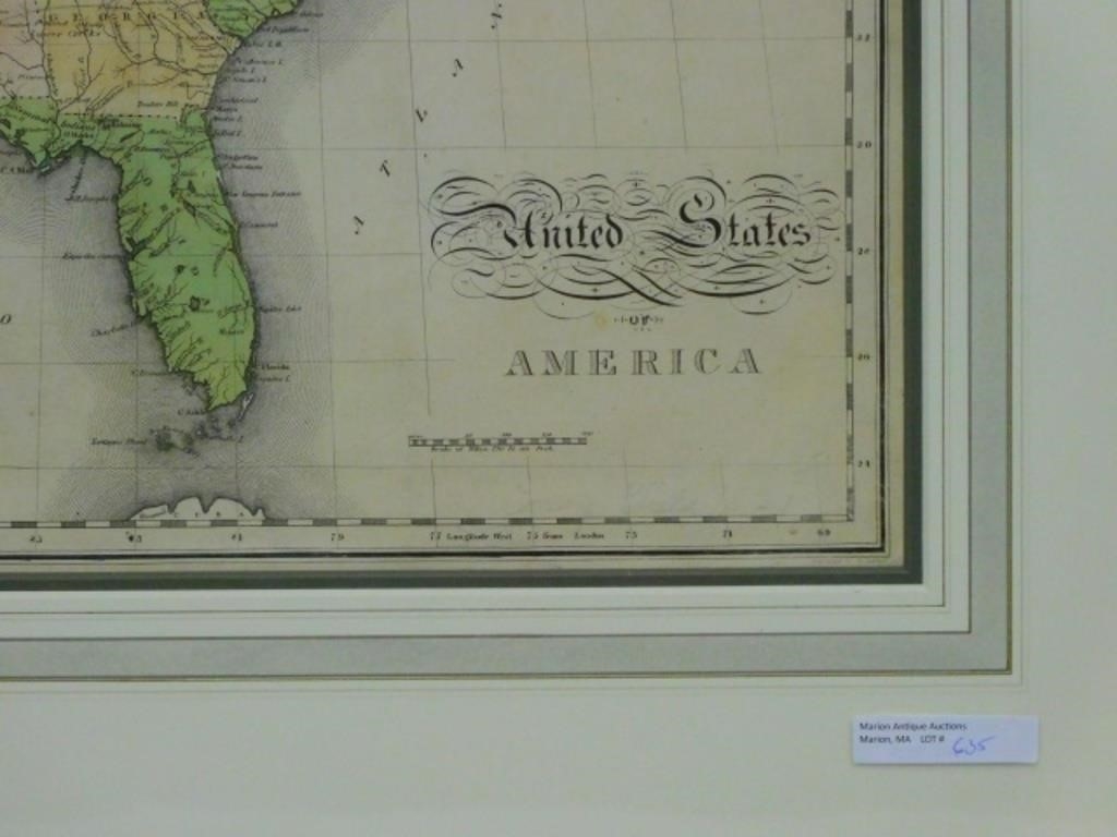 Benjamin Tanner | Map of the United States of America (1822) | MutualArt