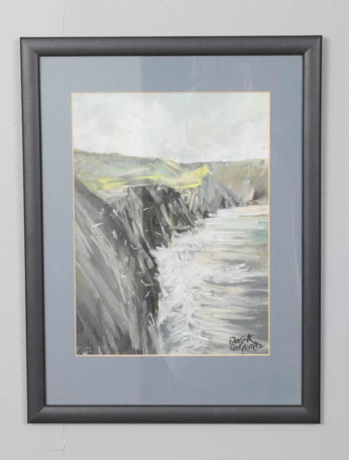 Derek Carpenter | Depicting a cliffs | MutualArt