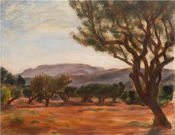 Józef Pankiewicz | Pejzaż prowansalski z gajem oliwnym | MutualArt