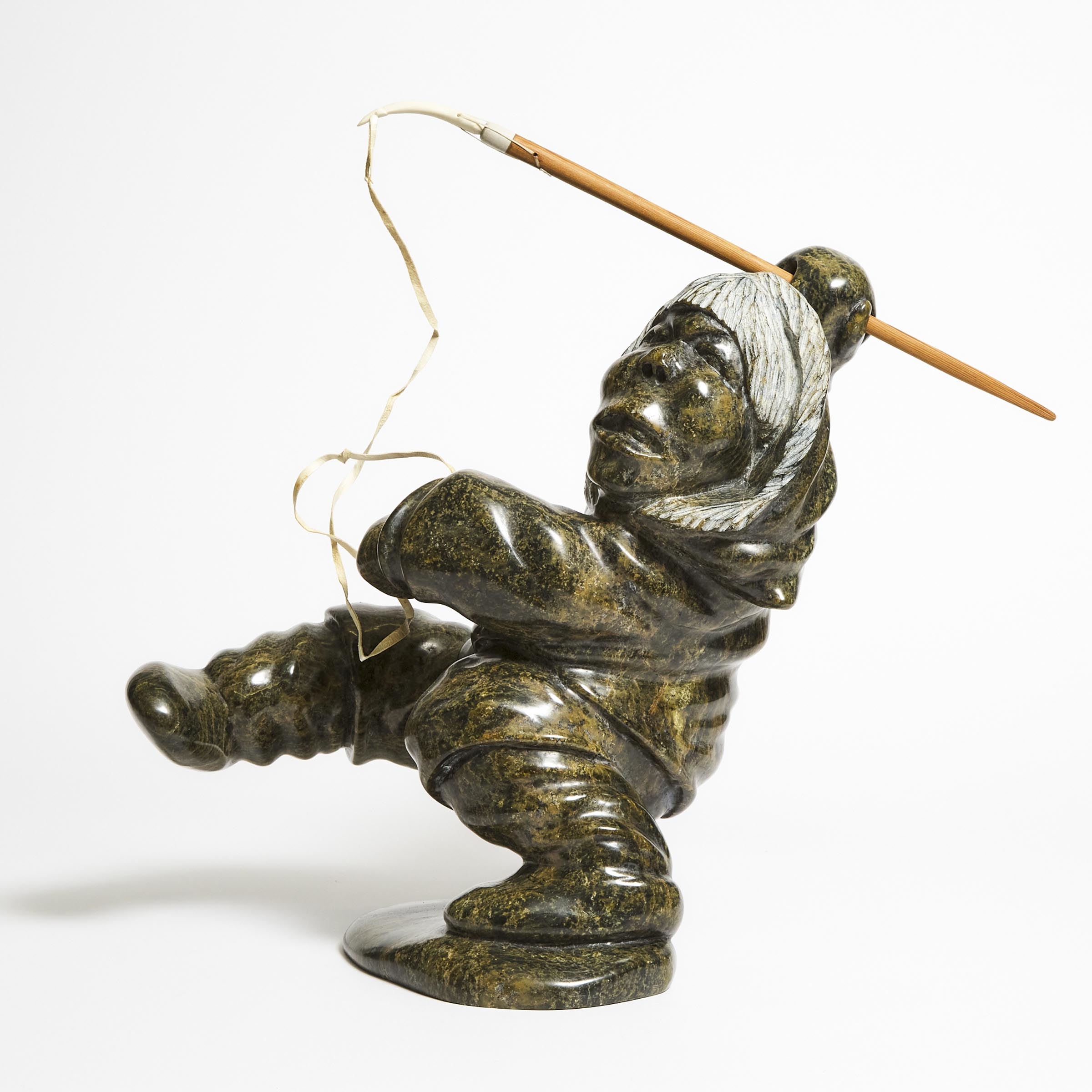 Quvianatuliak Takpaungai | HUNTER THROWING HARPOON | MutualArt