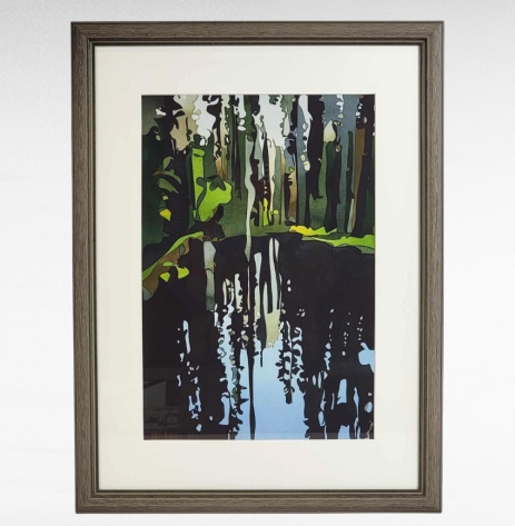 Byron Birdsall | Reflecting Trees (1975) | MutualArt
